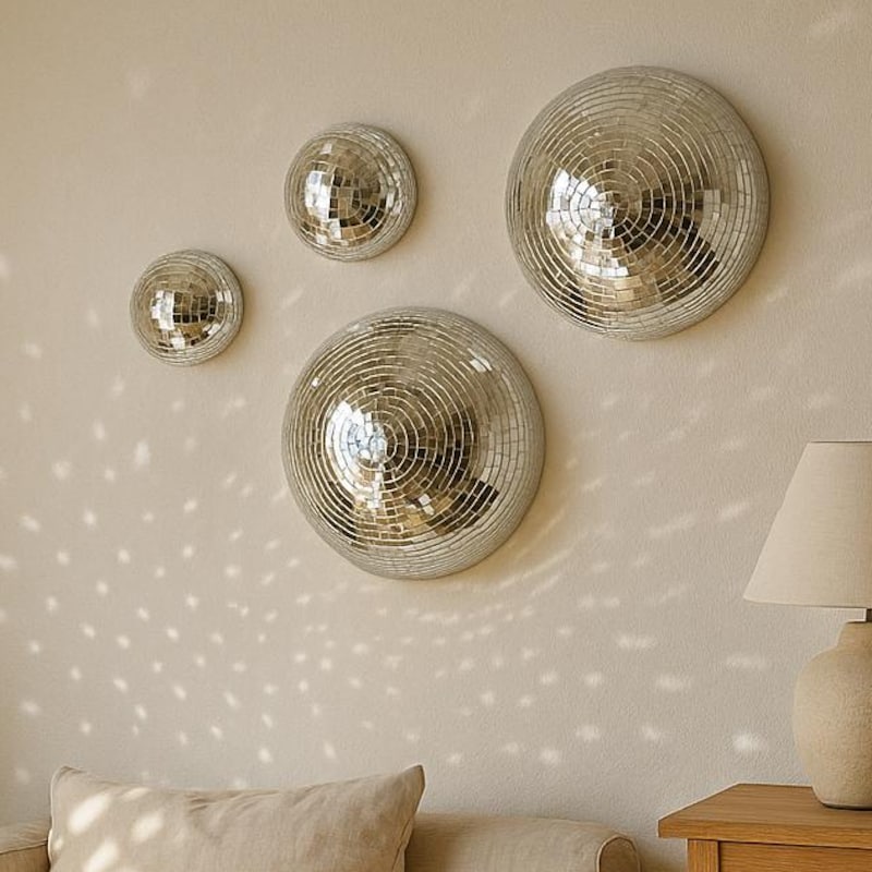 Glass Ball Wall Hanging - Etsy UK