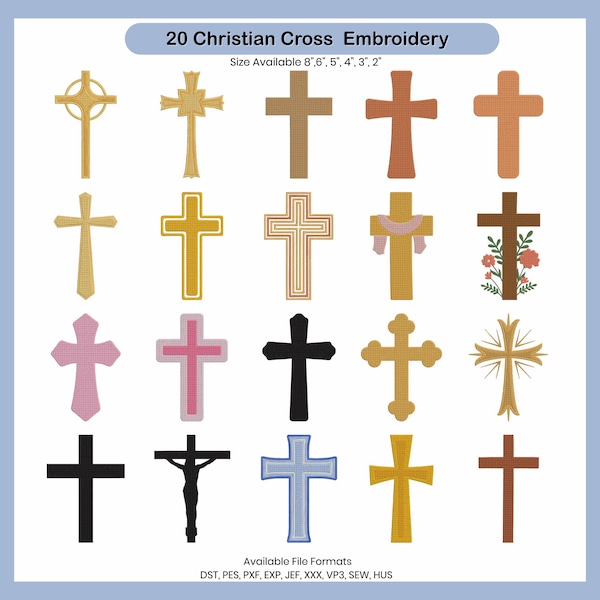 Cross Applique Pes File - Etsy UK