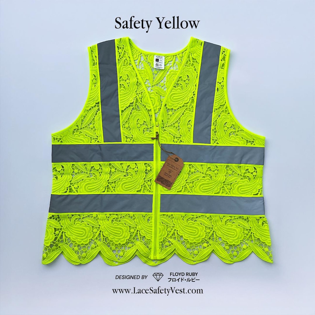Neon Lace Safety Vest, Designed by Floyd Ruby - Etsy