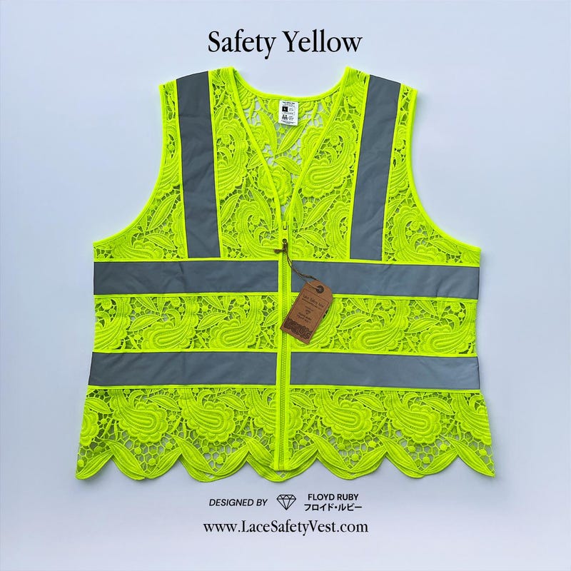 Neon Yellow Safety Vest - Etsy