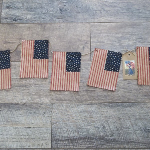 Primitive Flag - Etsy