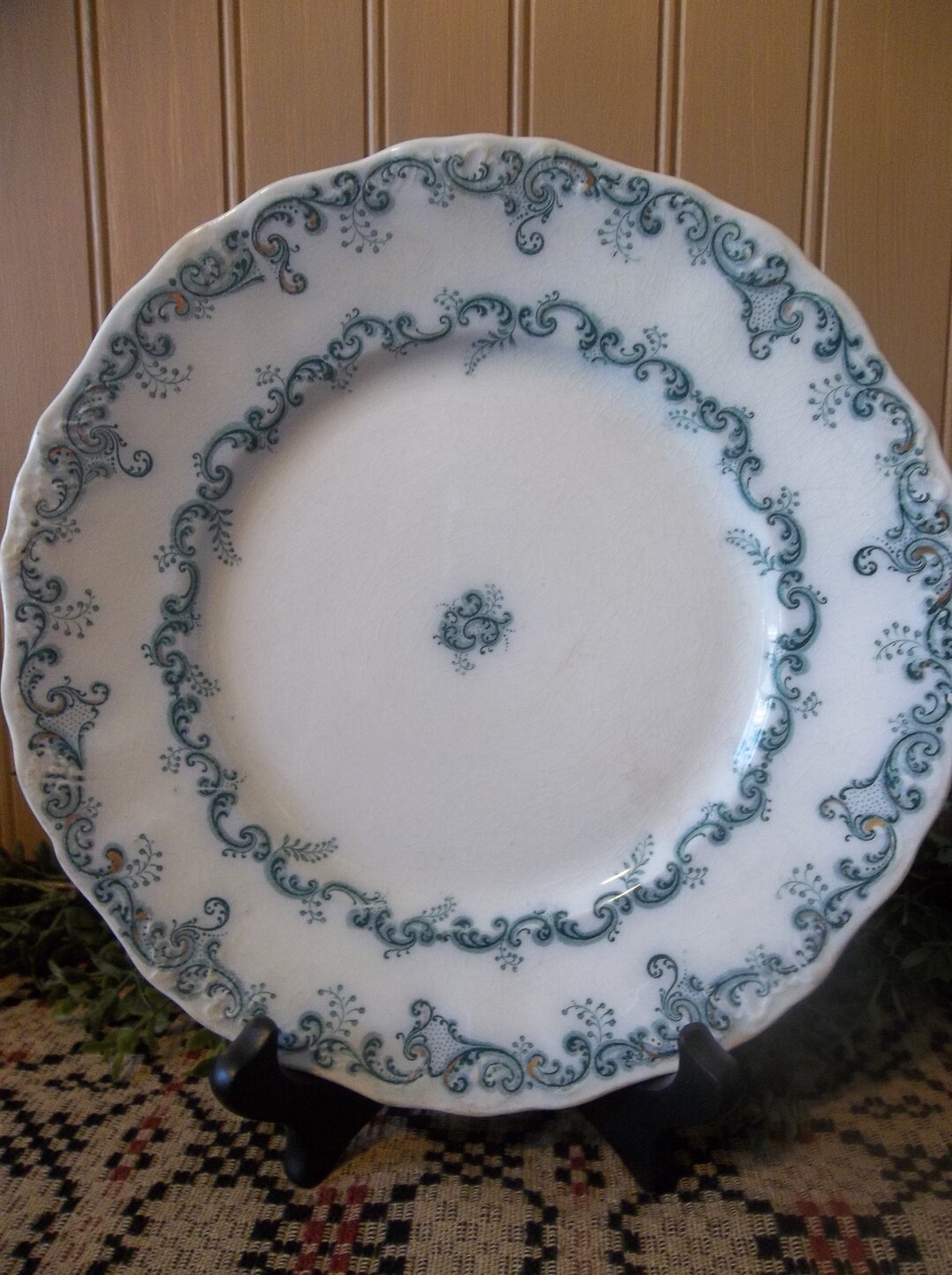 Antique English Dinner Plate Made in England/j & C Meakin - Etsy