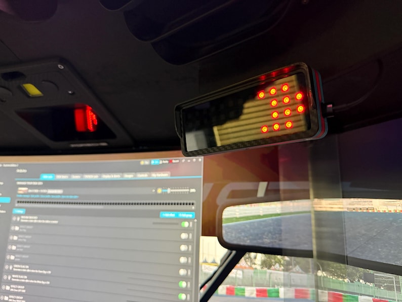 Sim Racing Spotter & I-flag Matrix Display ( 4x12 LED Horizontal ...