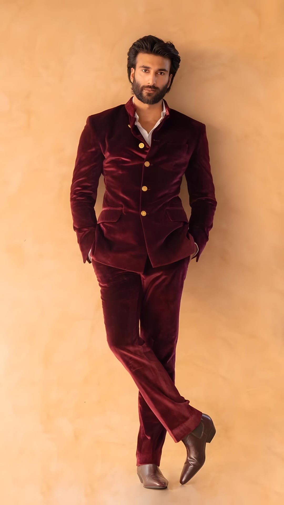 Burgundy Velvet Suit for Men Custom Tailored Wedding Outfit. - Etsy