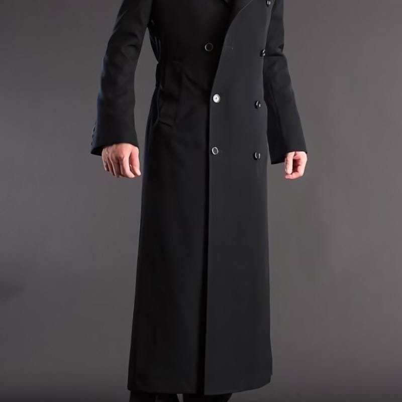 Extra Long Mens Overcoat - Etsy