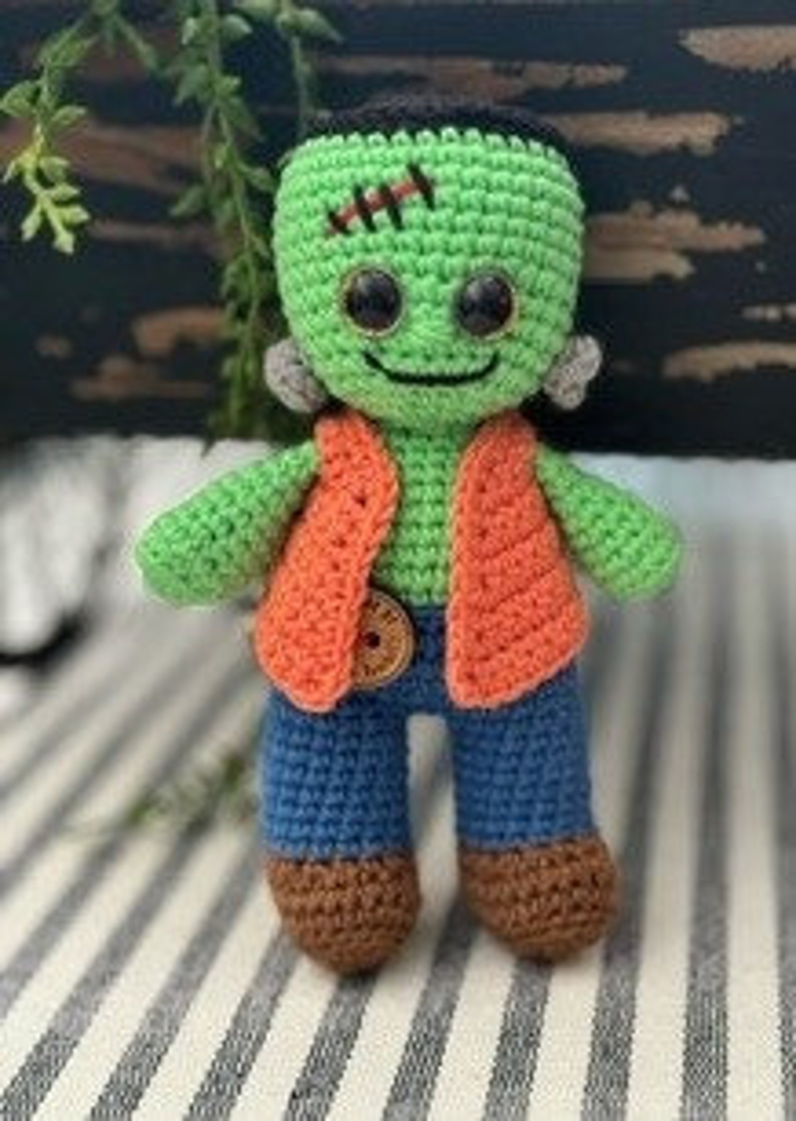 Crochet Pattern-franky Frankenstein-nh Made Pattern ONLY - Etsy