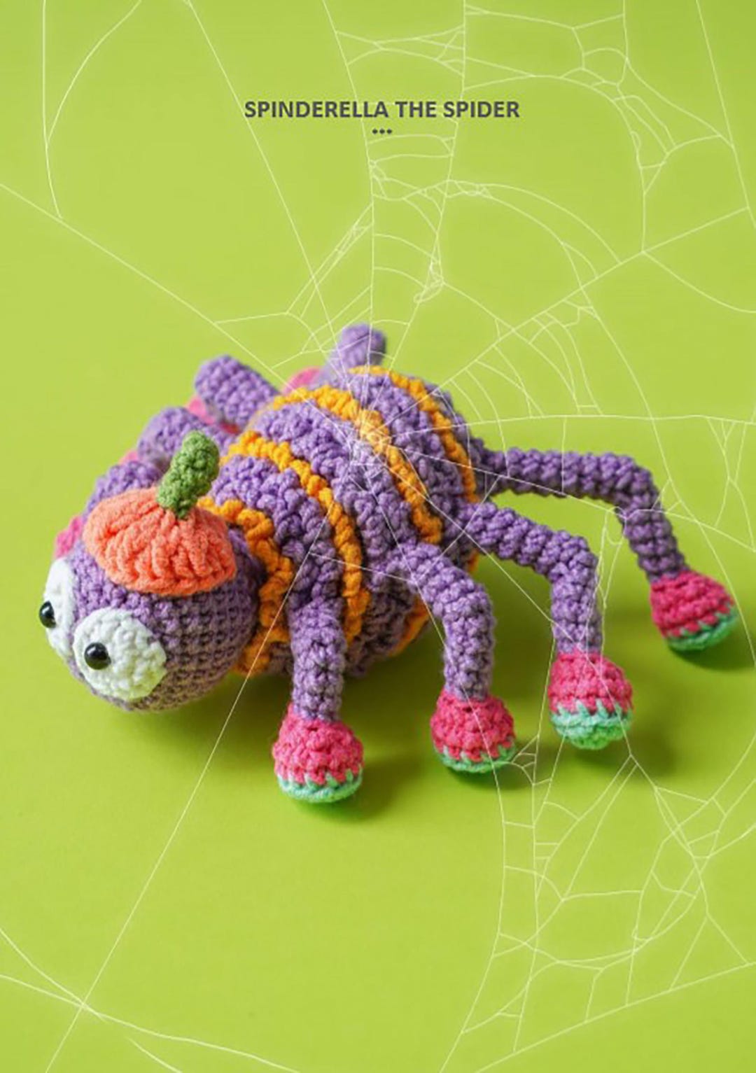 Spinderella the Spider Crochet Pattern – Halloween Amigurumi Plush Toy ...