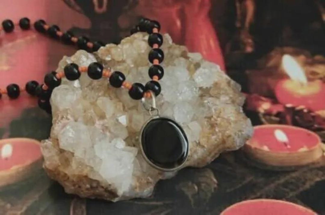 Naga Lord Shiva Black Stone Pendant | Handmade A+++ - Etsy