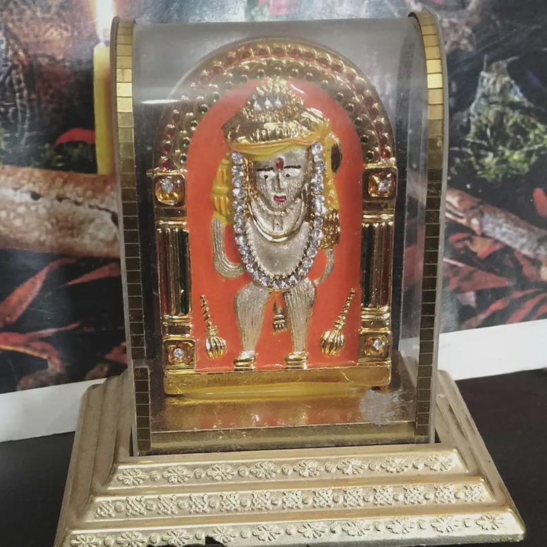 Hindu God Hanuman Temple Balaji Powerful Locket Protection From Evil ...