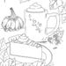 Cozy Fall Mug Coloring Page to Color for Adults. (digital Download) - Etsy