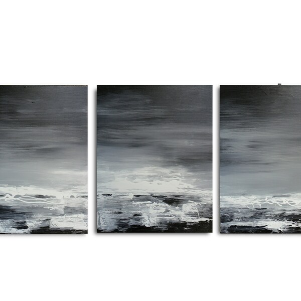 Triptych Painting - Etsy