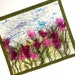 Spring Flowers Art Quilt With Fabric Marbling and Fiber - Etsy