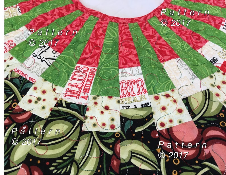 Patchwork Tree Skirt Pattern PDF DIY Instant Download - Etsy