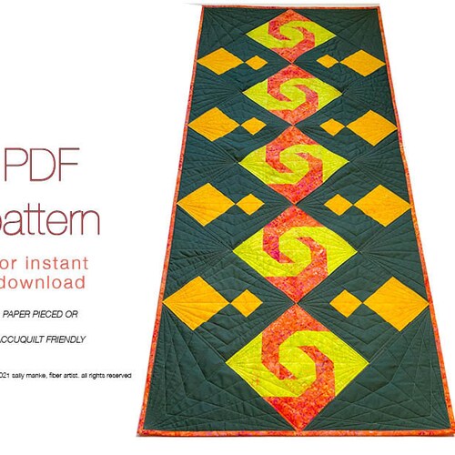 Snail's Trails Pattern PDF DIY Instant Download Original - Etsy