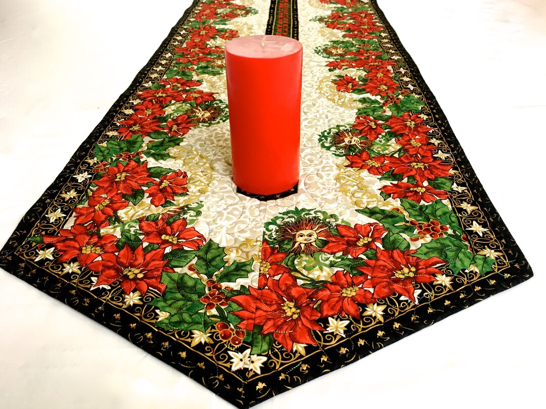 Quilted Table Runner Extra Long 63 X 19.5 - Etsy