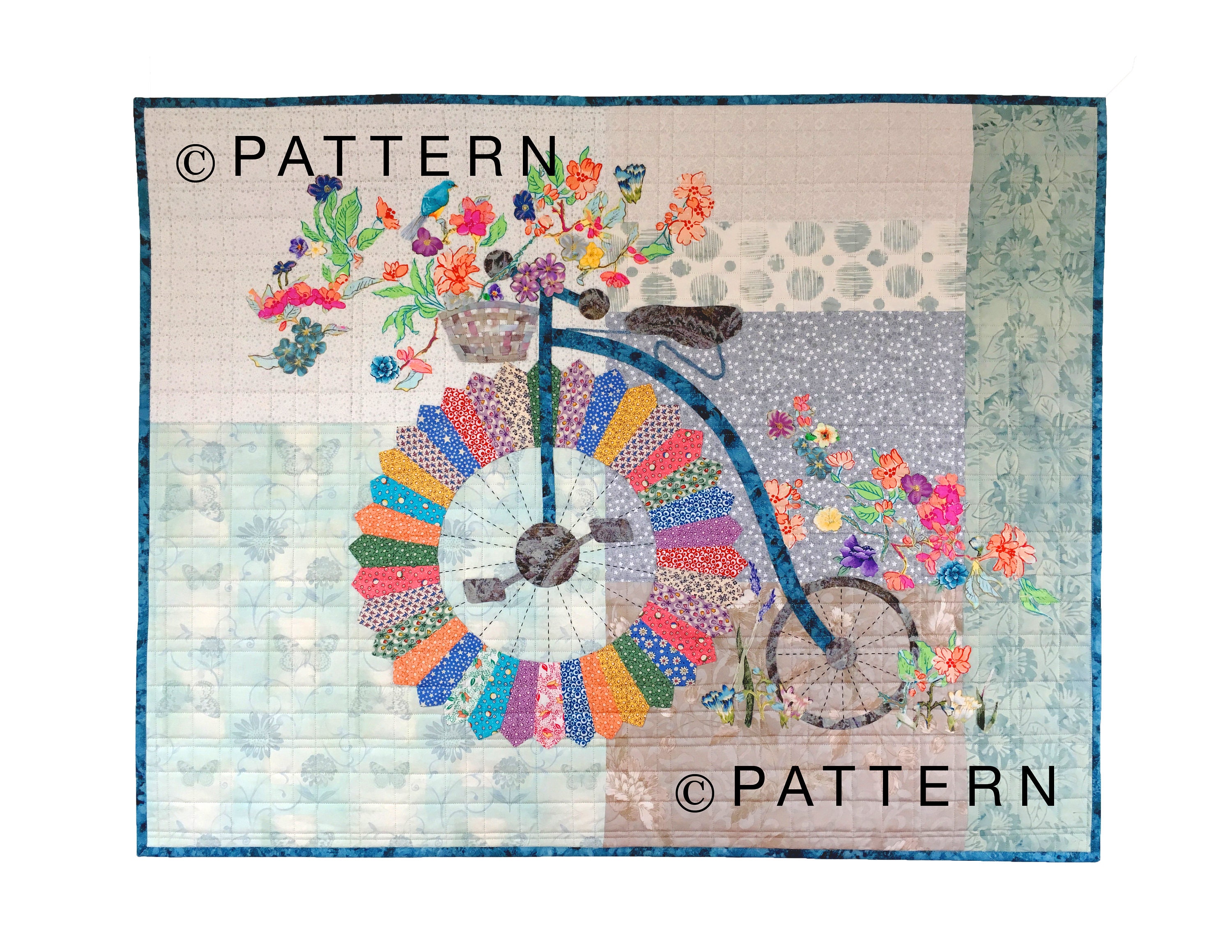 Cycling Quilt Pattern Bicycle Quilt For Zylvanio | Sew Serena Blog