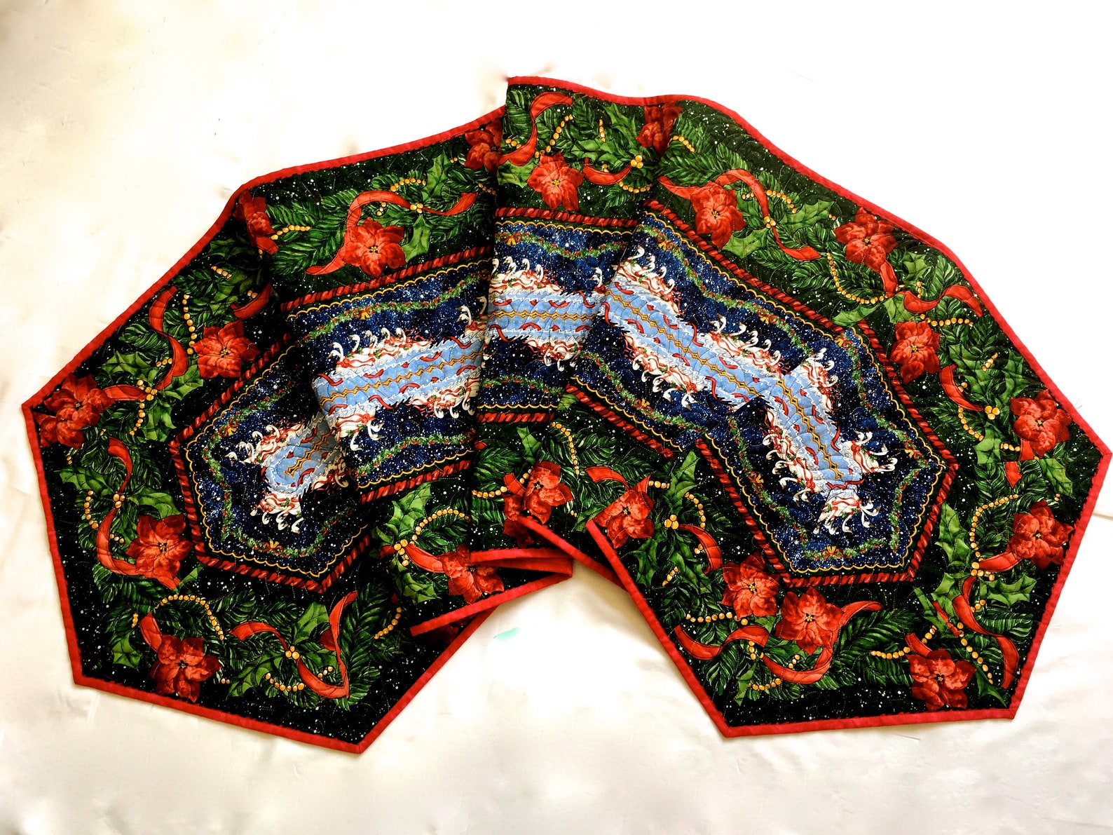 Quilted Table Runner Extra Long 74 X 20 - Etsy