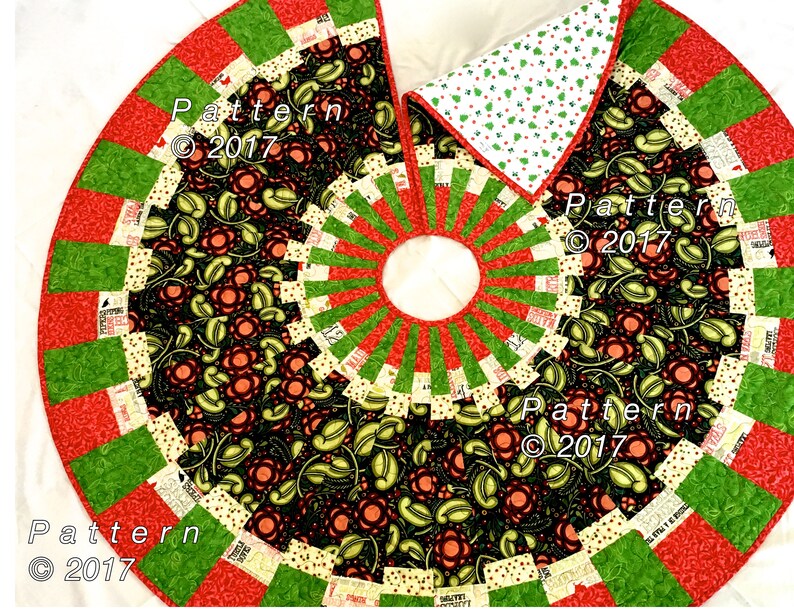 Patchwork Tree Skirt Pattern PDF DIY Instant Download - Etsy