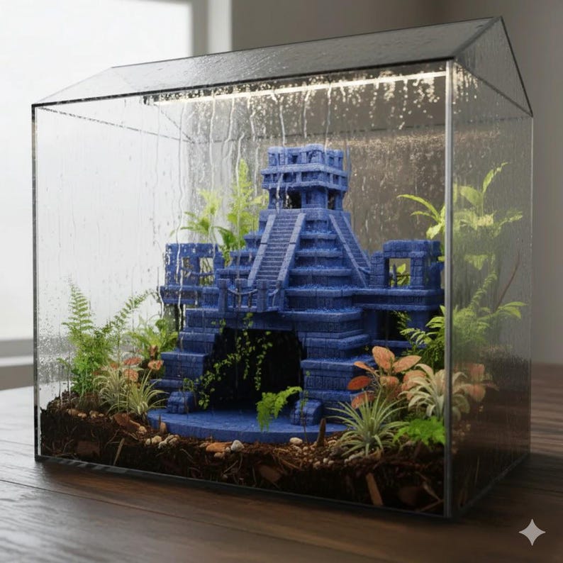 Aquarium Temple STL – 3D Printable Fish Tank Decor – Ancient Ruins ...