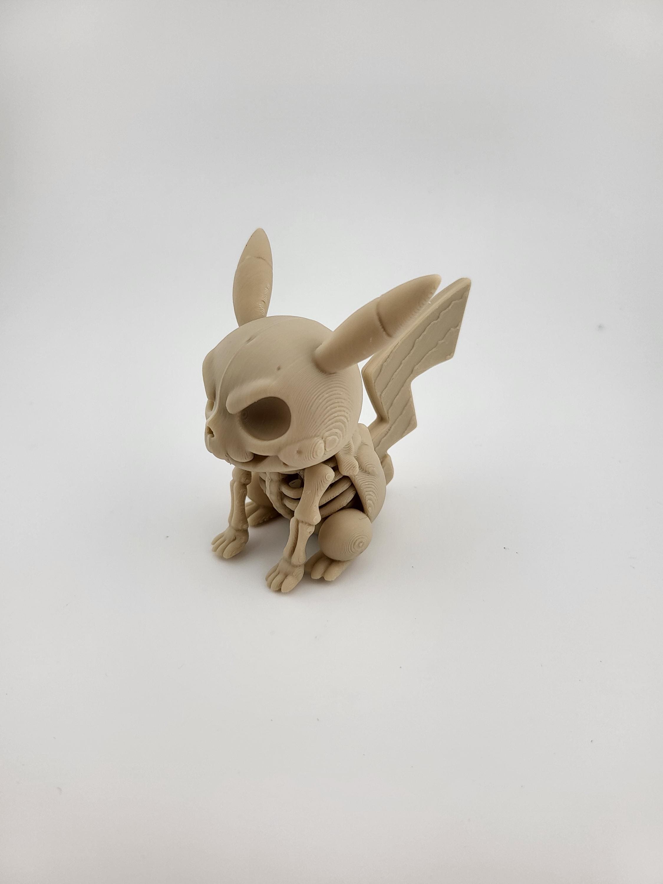 Articulated Skeleton Pikachu STL: 3D Print Monster Toy (digital ...