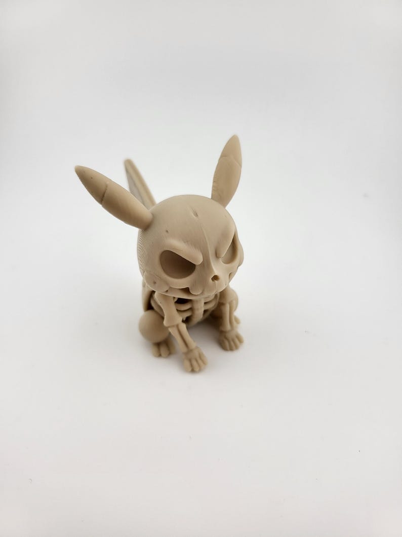 Articulated Skeleton Pikachu STL: 3D Print Monster Toy (digital ...