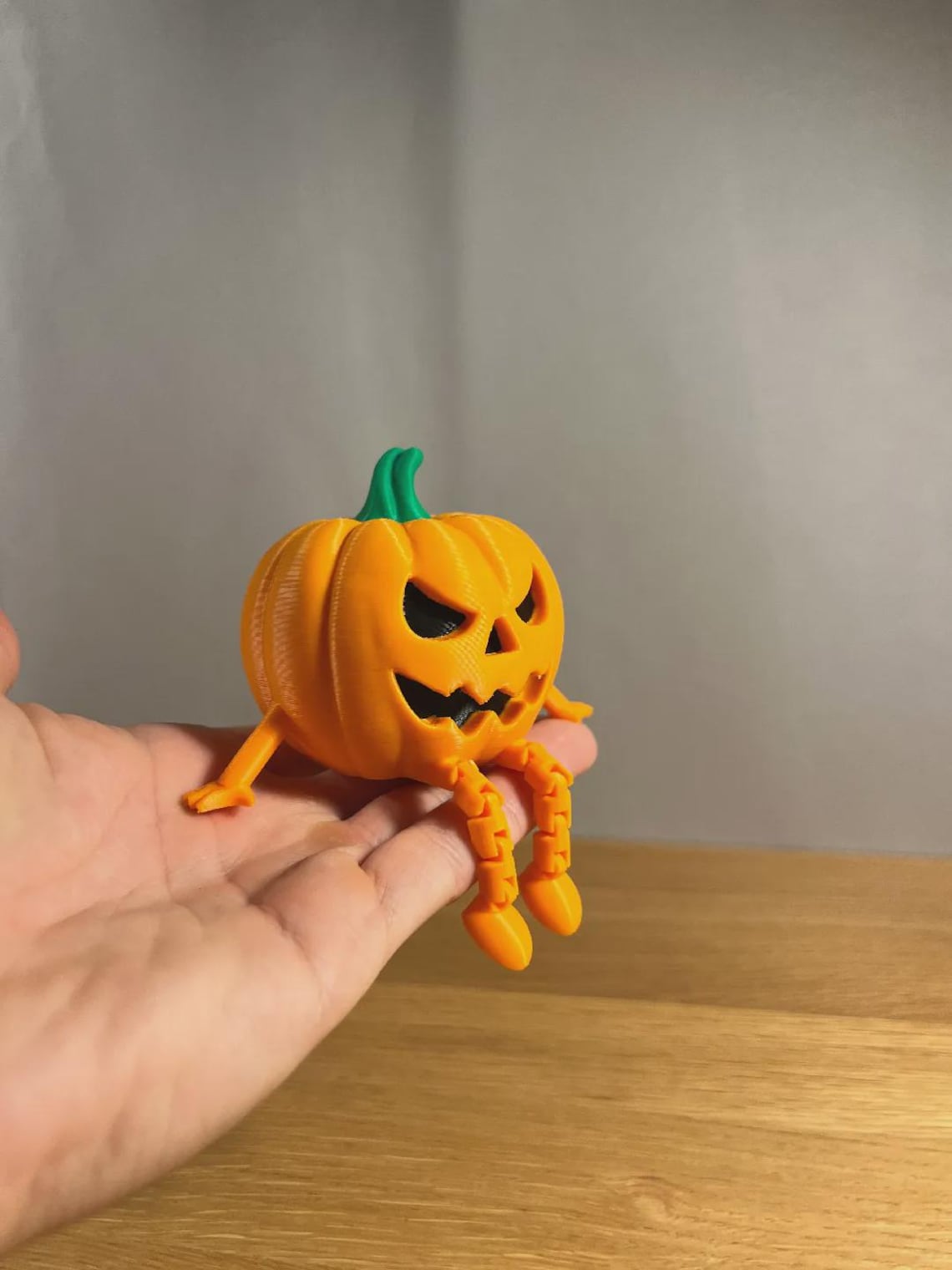Articulated Jack-o’-lantern | 3D Printed Halloween Pumpkin Toy ...