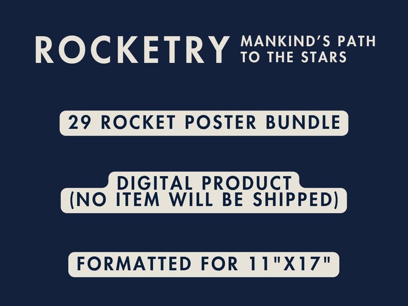 Rocketry Poster Set – 30 Printable Space Rocket Diagrams & Infographics ...