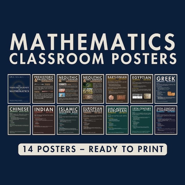 Mathematics Wall Art - Etsy