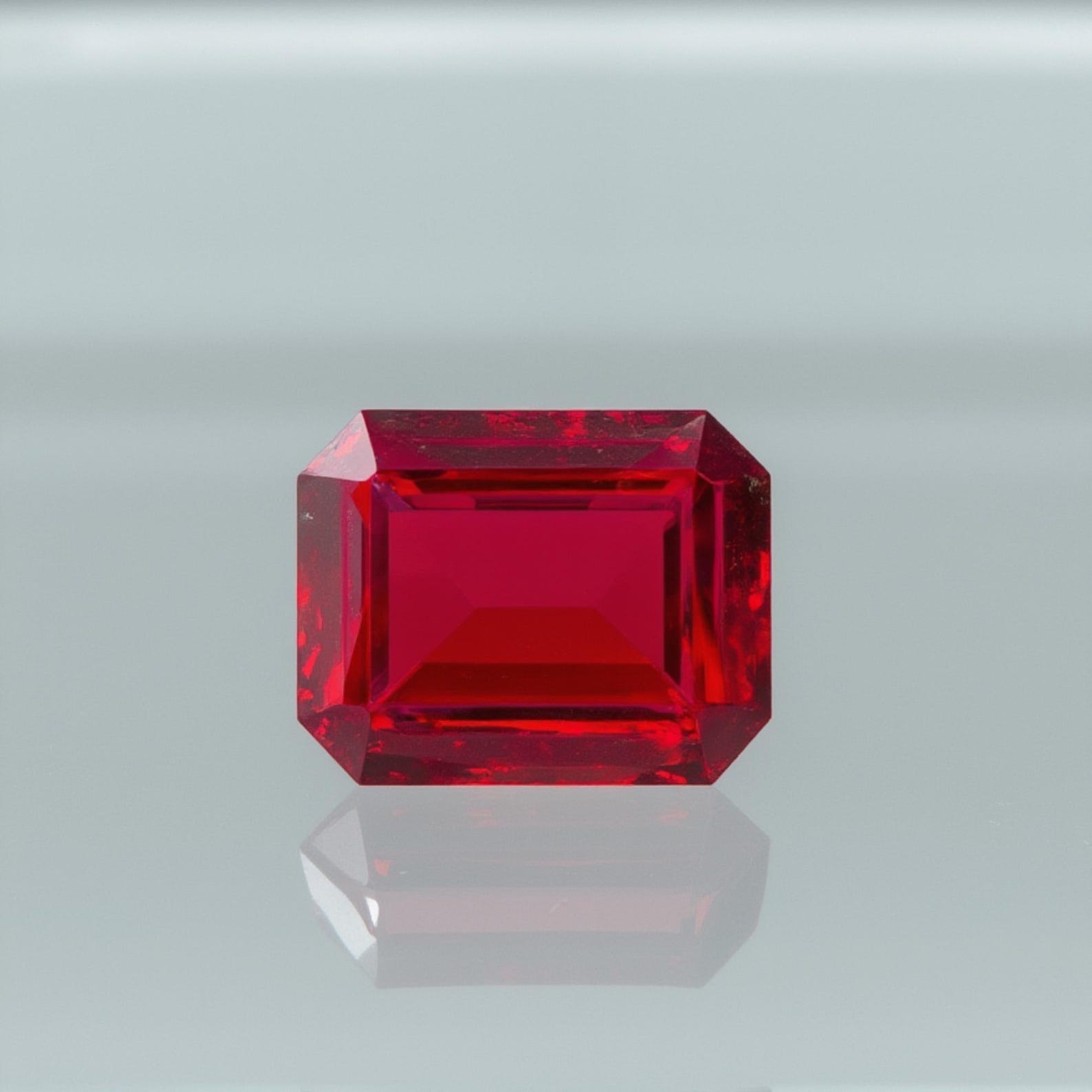 Buy Emerald Cut Red Ruby – 10-12 Ct Mozambique Gemstone Online in India ...