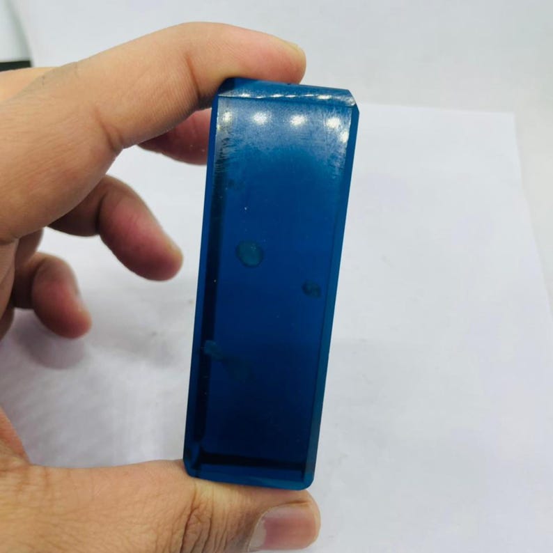 Buy Lab Grown Blue Obsidian Rough Slice 550-600 Ct | Premium Raw ...