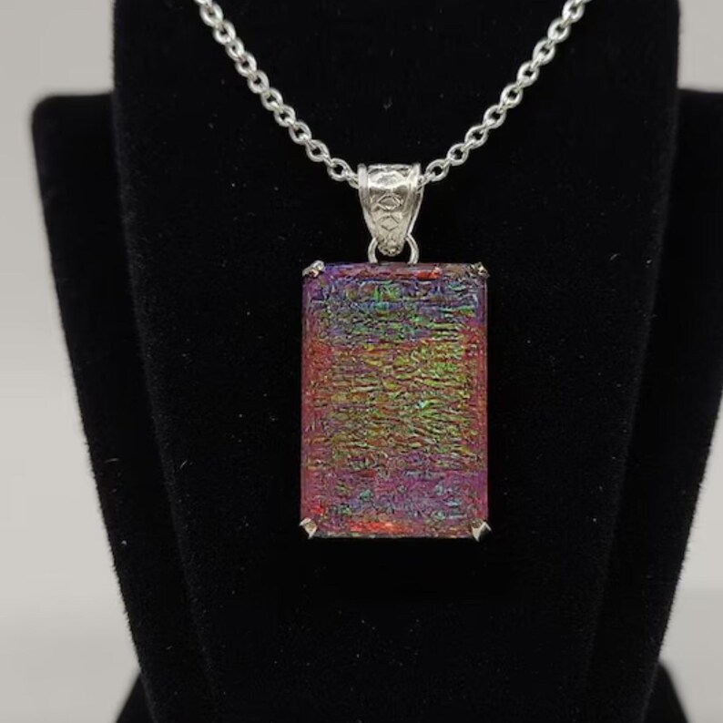 Buy Natural Bi-color Monarch Opal Emerald 100-110CT Pendant Necklace ...