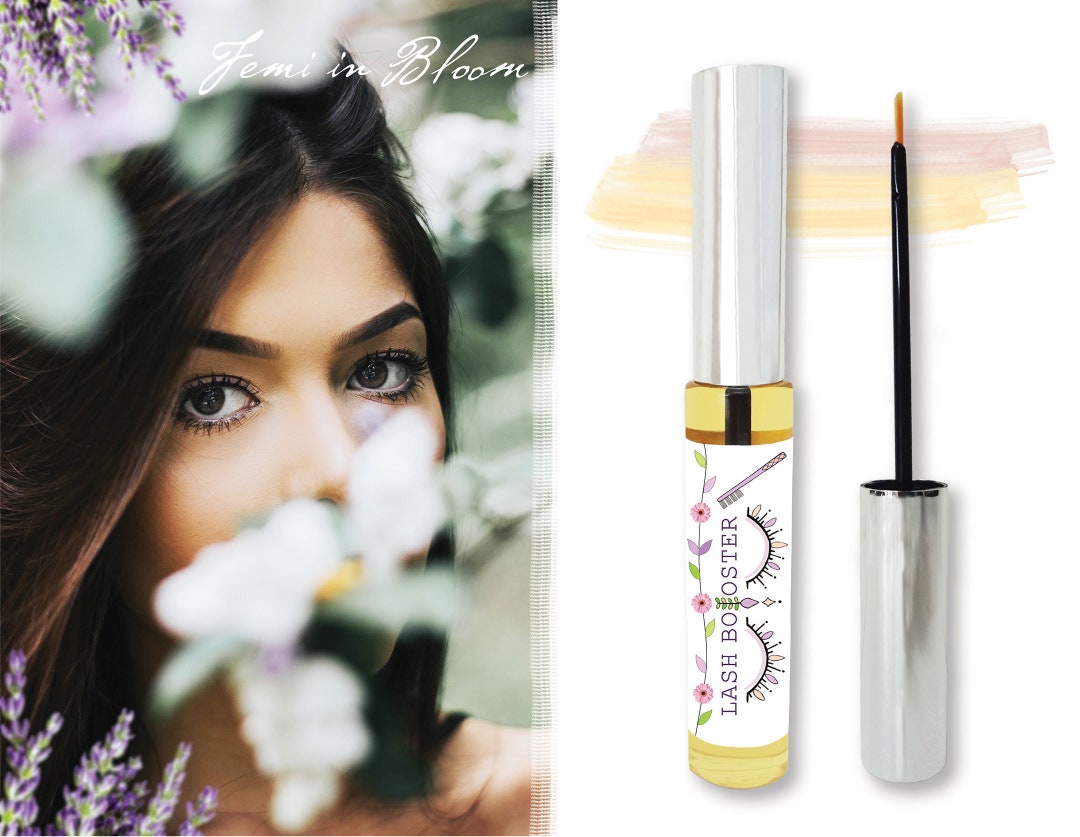 Organic Lash and Brow Growth Booster Serum / Liner Brush Style / Plant ...