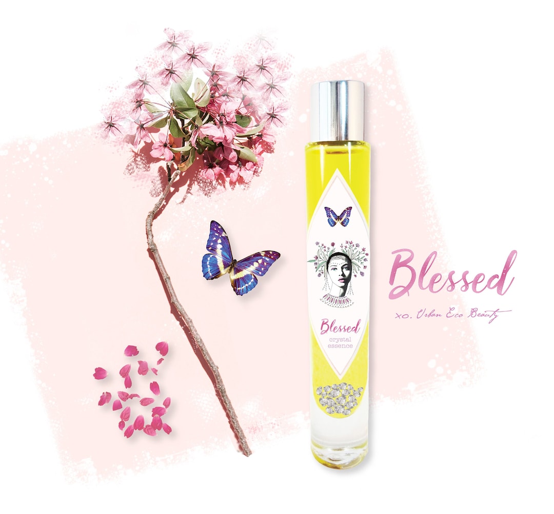 BLESSED Aromatherapy Natural Perfume Fragrance Oil Blend / Floral Rose ...