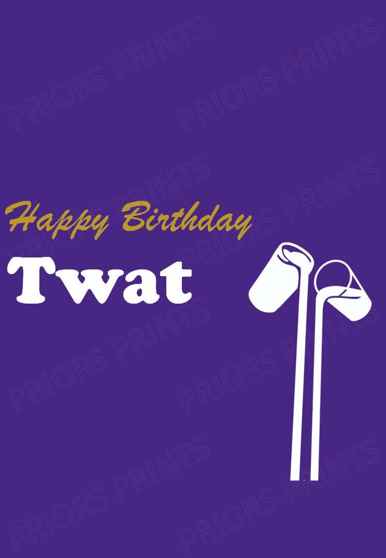 Offensive Cadburys Birthday Chocolate Bar Wrapper I Swear Words I Dairy ...