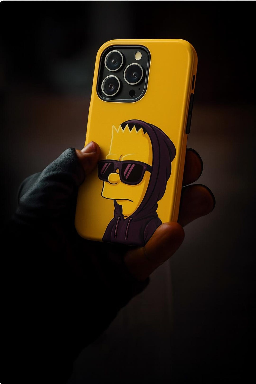 Bart Simpson iPhone Case, Simpsons Phone Cover, Magsafe Glossy Matte ...