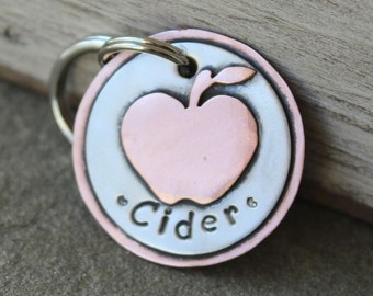 Large Dog ID tag Canine Police Badge Dog ID tag Asher | Etsy