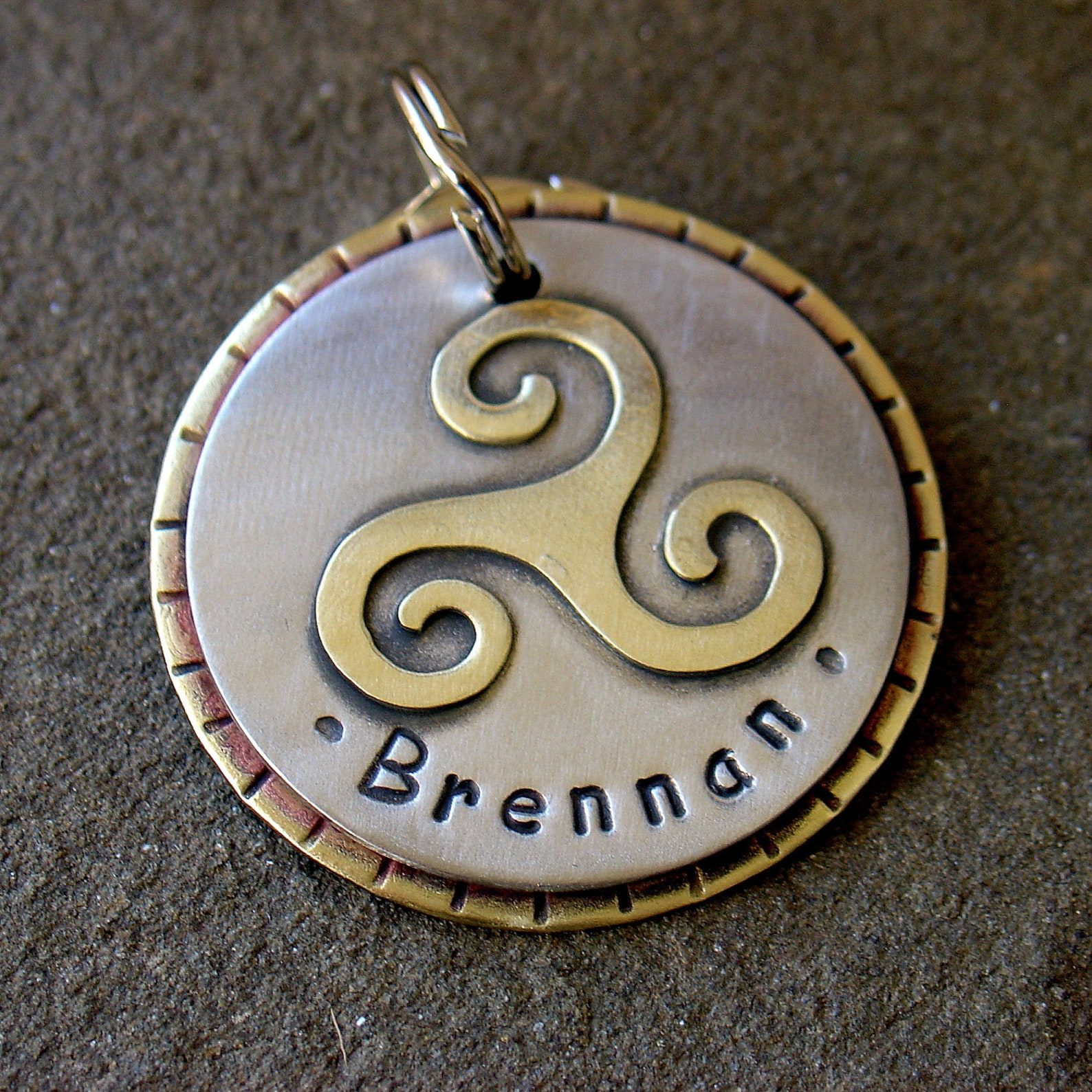 Dog ID Tag-custom Celtic Dog ID Tag, Pet Id Tag, Personalized Celtic Id ...