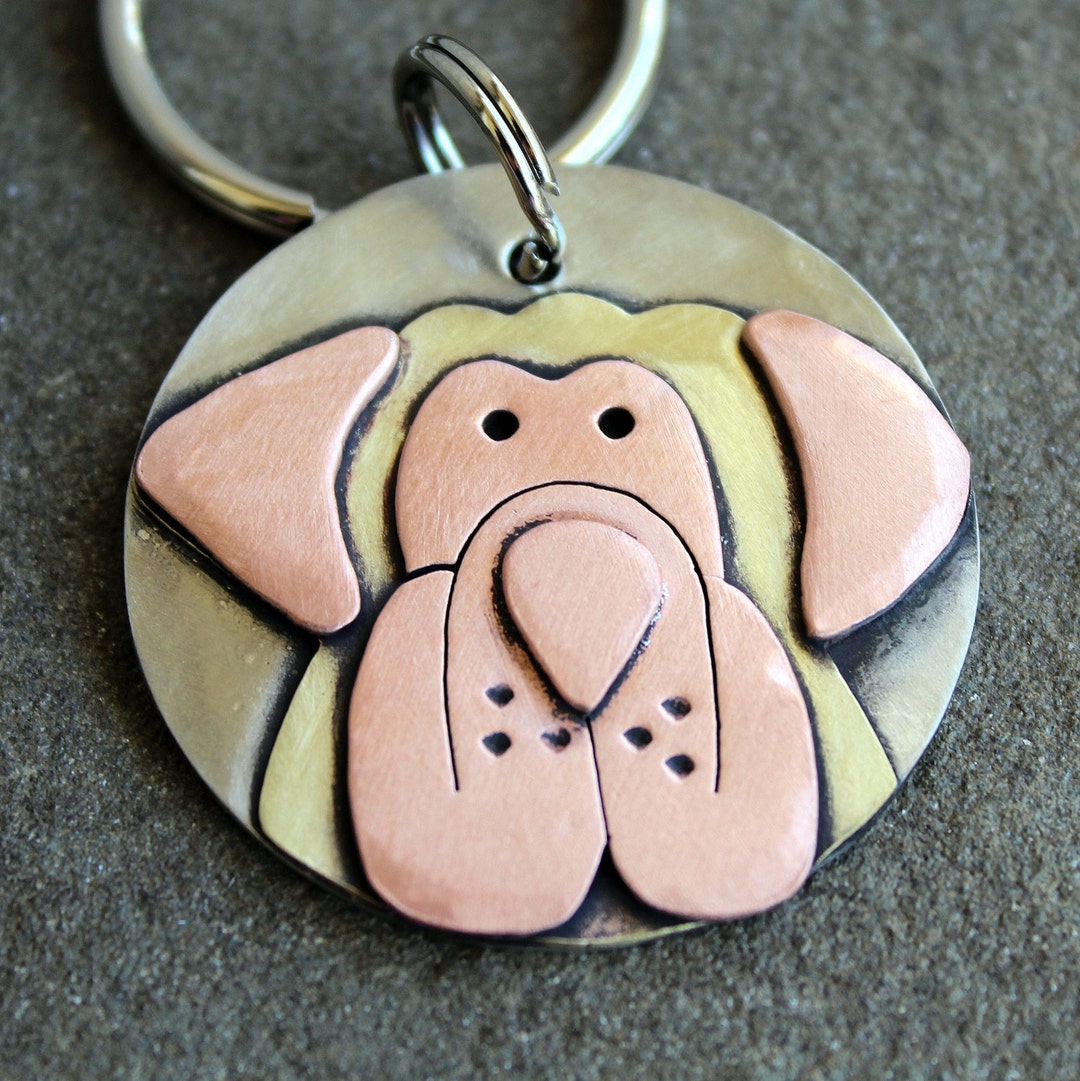 Large Dog Tag - XL Dog ID Tag - Pet Tag - Custom Dog Tag- Mastiff Dog ...