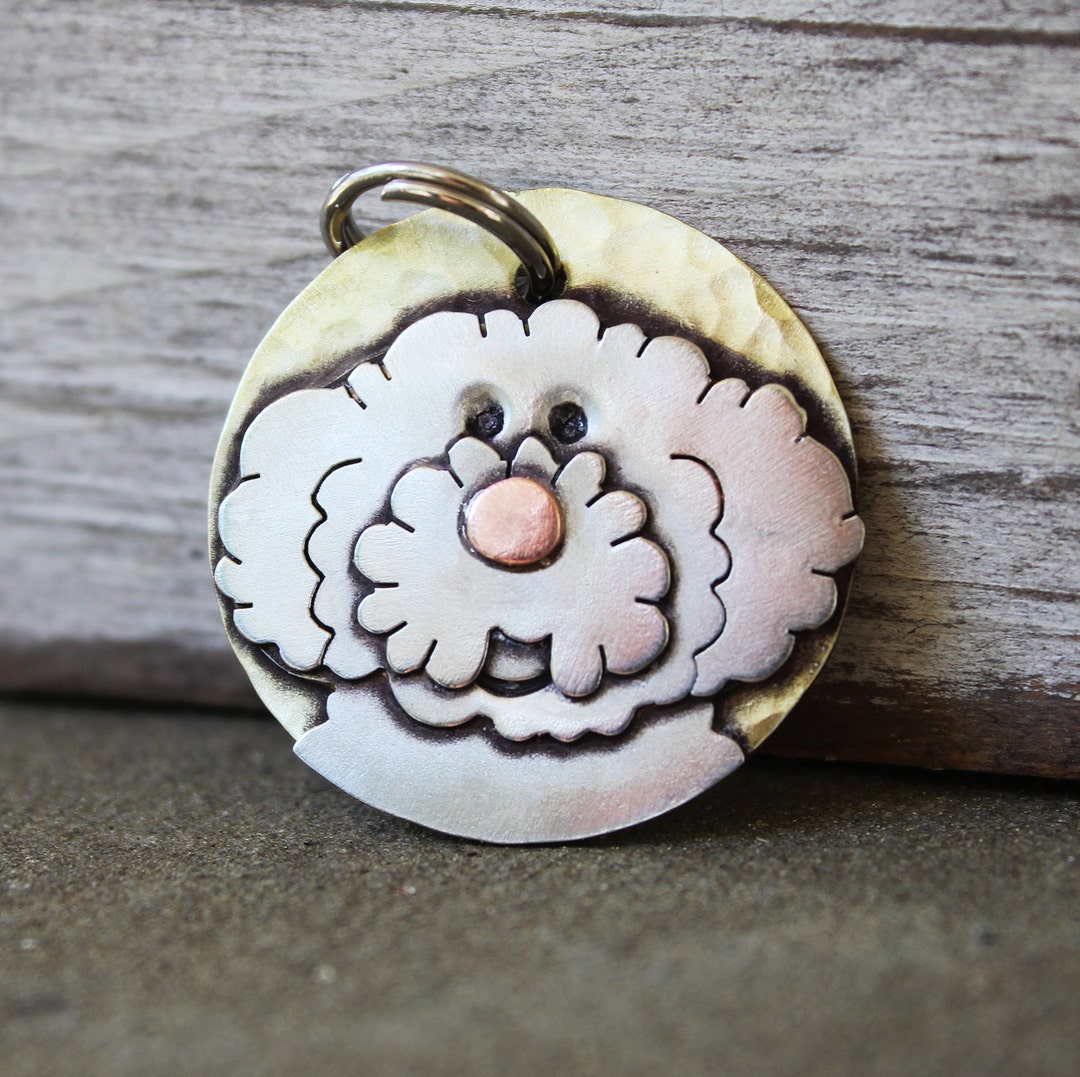 Doodle Dog Tag - Large Dog ID Tag -personalized Goldendoodle or ...