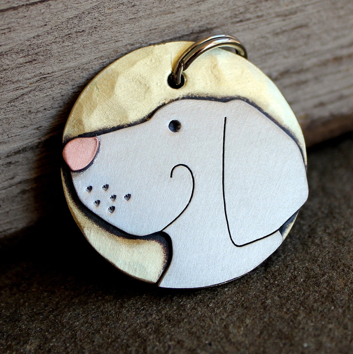 Labrador Dog Tag Dog ID Tag Pet Tag Dog Tags Custom-Lab | Etsy