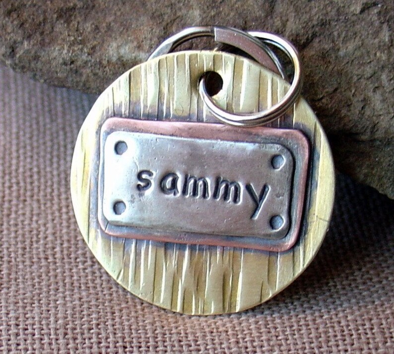 Custom Dog Id Tag- Sammy- Great for Cat's Too - Etsy