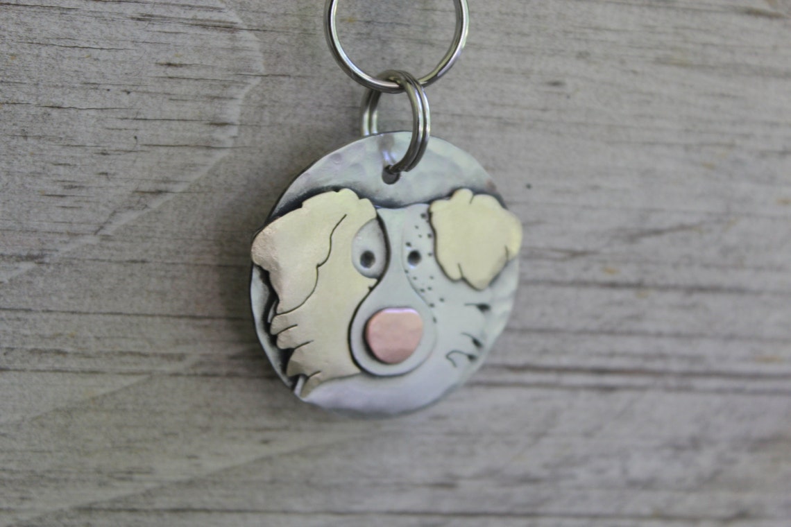 Australian Shepherd Dog Tag - Large Dog ID Tag -personalized Aussie Dog ...