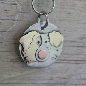 Australian Shepherd Dog Tag - Large Dog ID Tag -personalized Aussie Dog ...