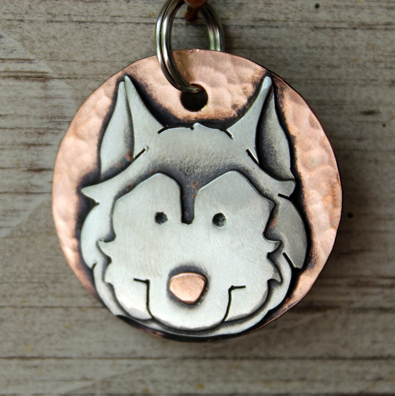 Husky Dog Tag Large Dog ID Tag personalized Husky Dog Tag - Etsy