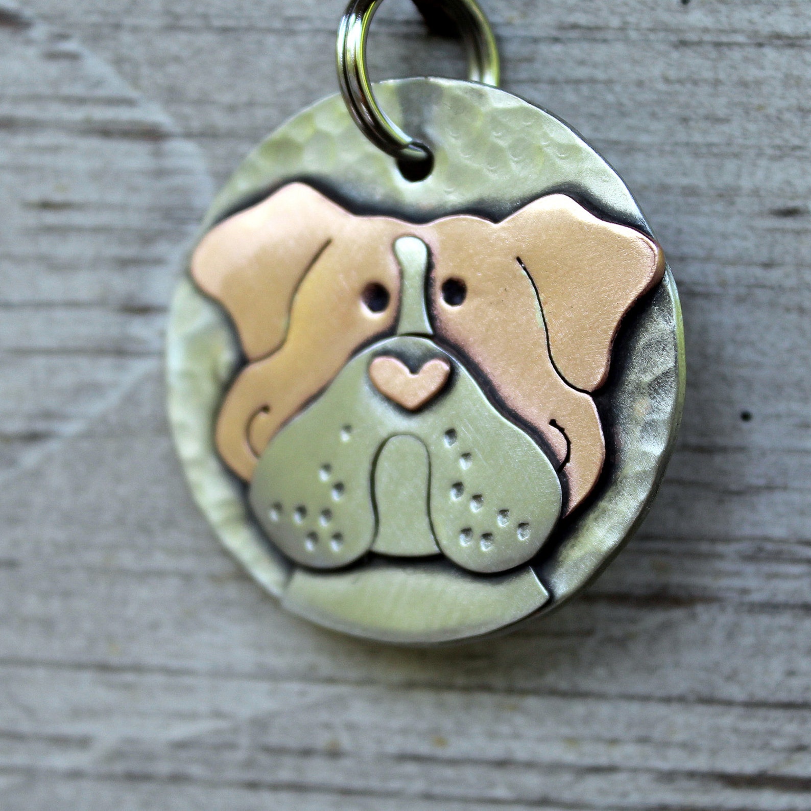 Boxer Dog Tag Large Dog ID Tag personalized Boxer Dog Tag - Etsy