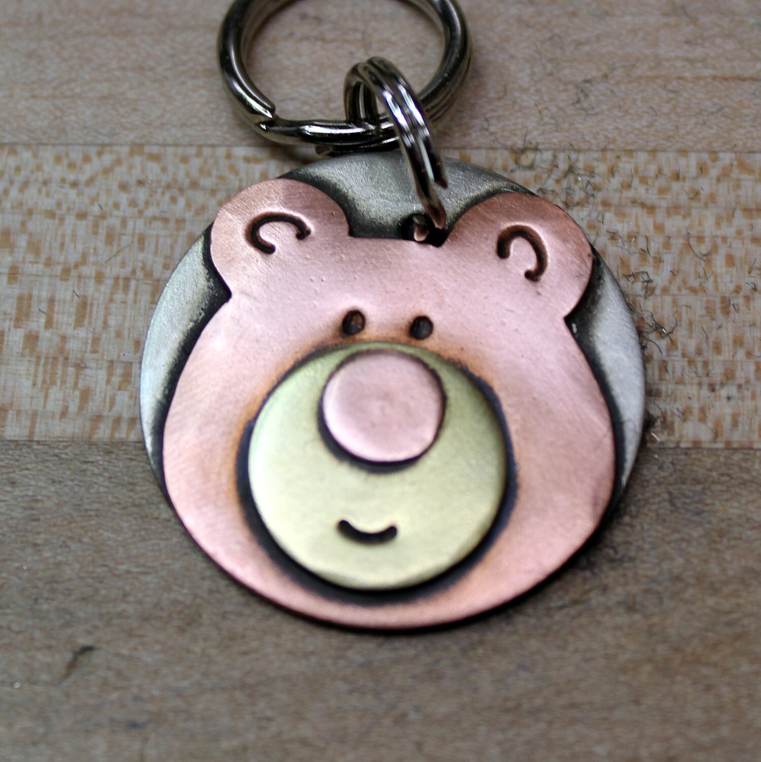 Custom Bear Dog ID Tag, Pet ID Tag, Personalized Bear ID Tag, Dog Tag ...