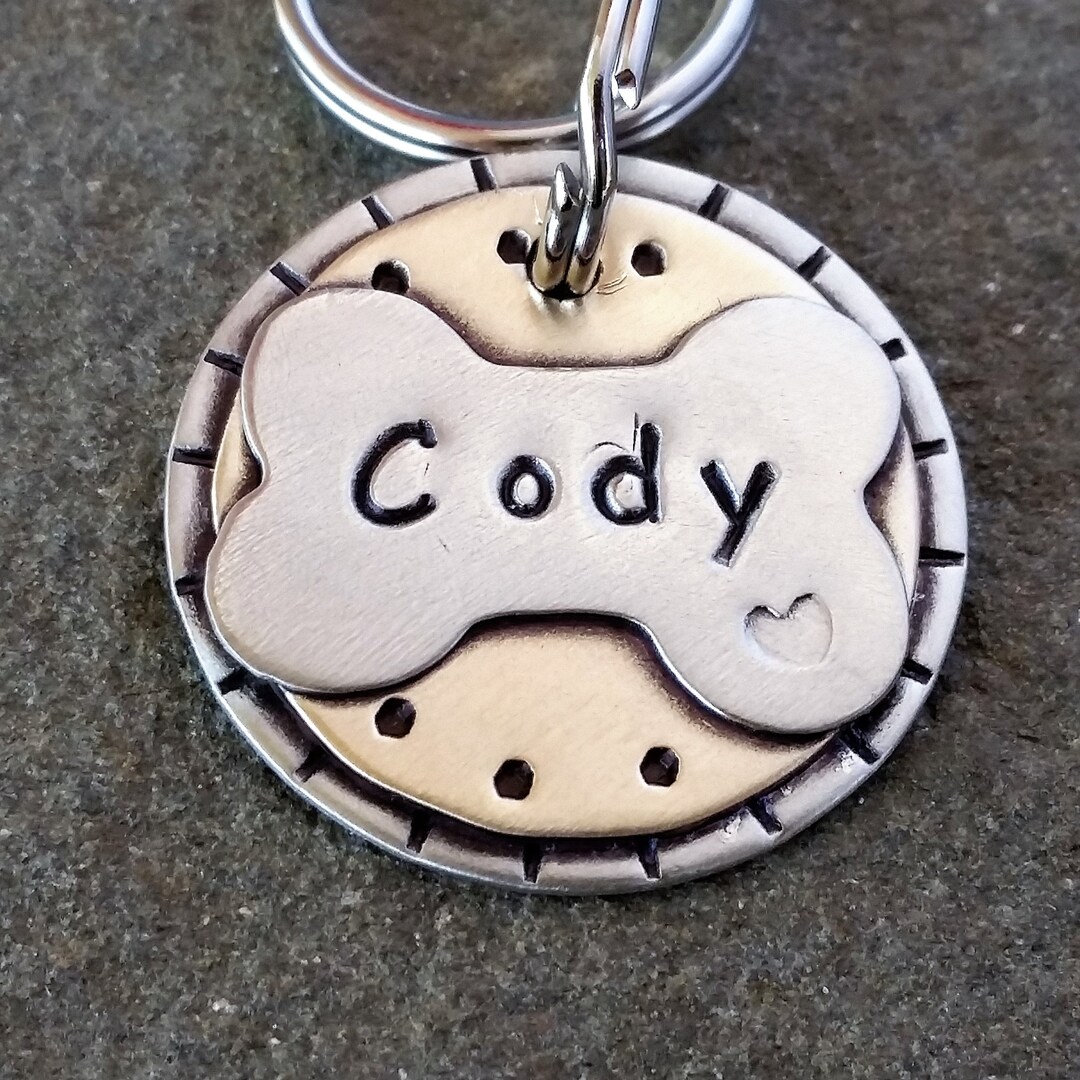Dog Tag - Dog Id Tag - Dog Collar Tag - Pet ID Tag - Dog Lover Gift ...