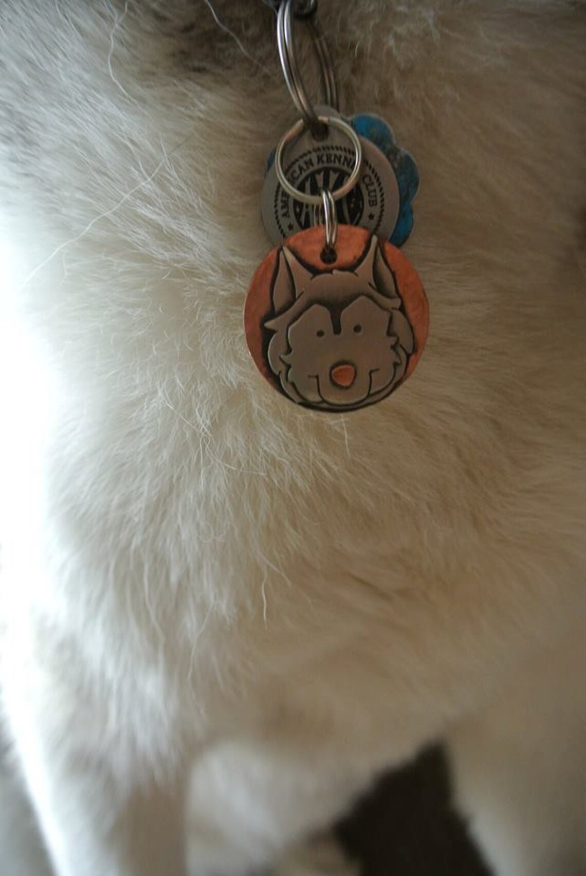 Husky Dog Tag Large Dog ID Tag personalized Husky Dog Tag - Etsy