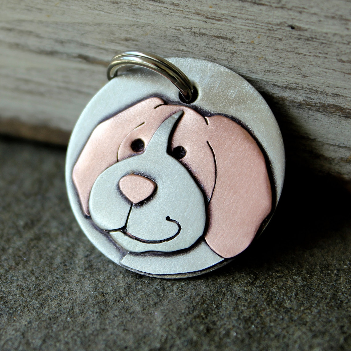 Small to Medium Dog Tag - Dog ID Tag - Pet Tag - Beagle Pet Id Tag or ...
