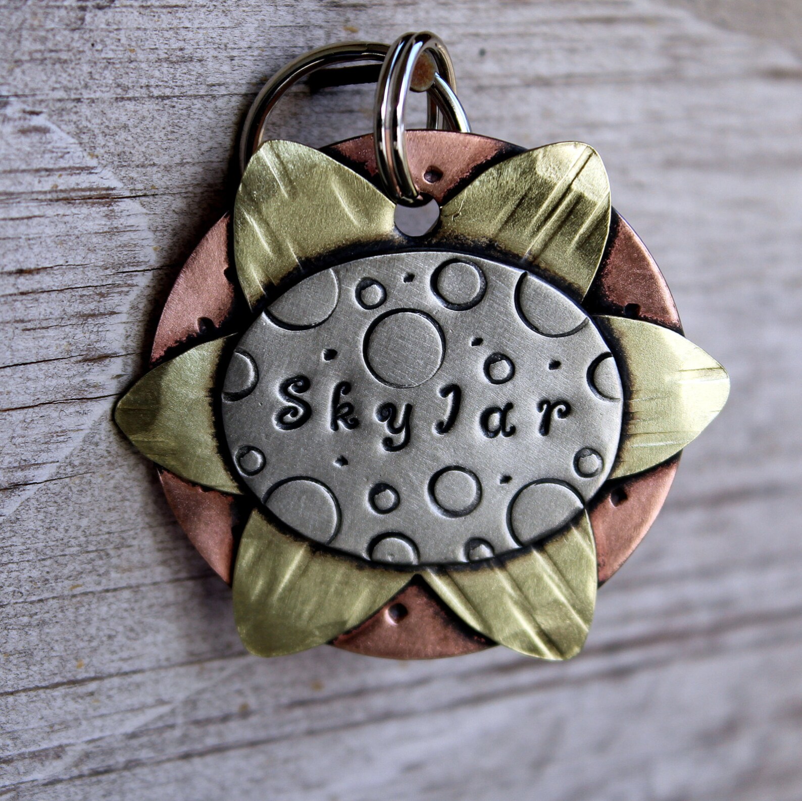 Large Dog Tag- Custom Pet ID Tag- Dog Tag- Skylar - Etsy